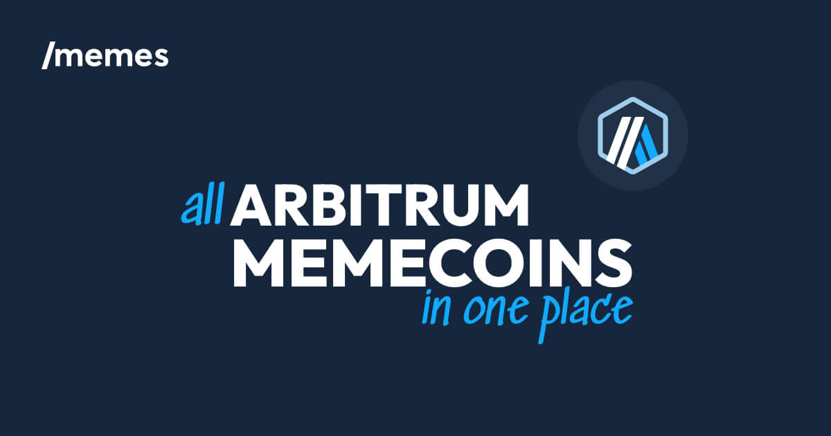All Arbitrum Memecoins in one Directory - SlashMemes